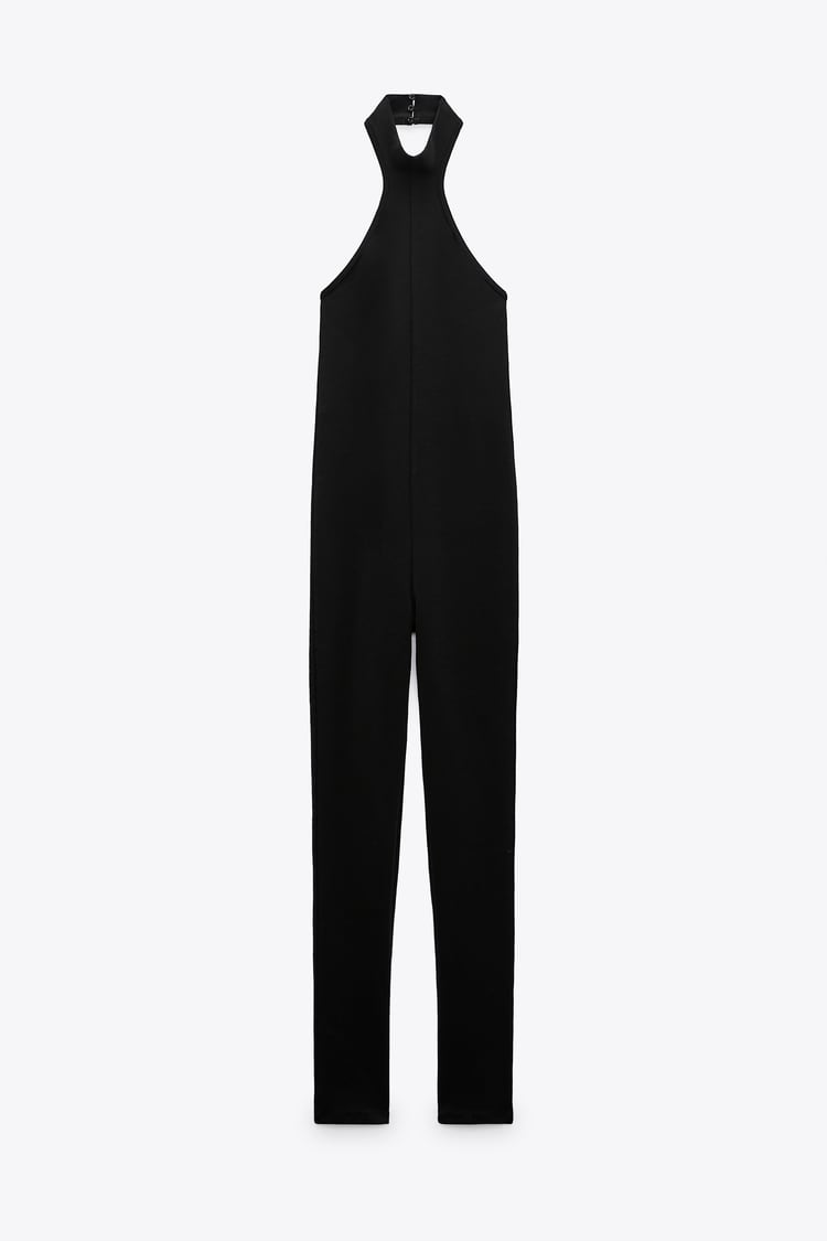 Long Halter Neck Jumpsuit Toylibrarylk