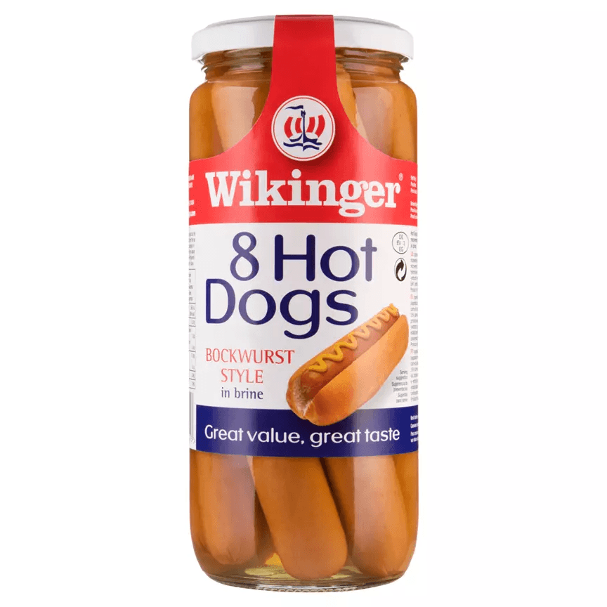 Wikinger Bockwurst Style Hot Dogs in Brine | toylibrary.lk