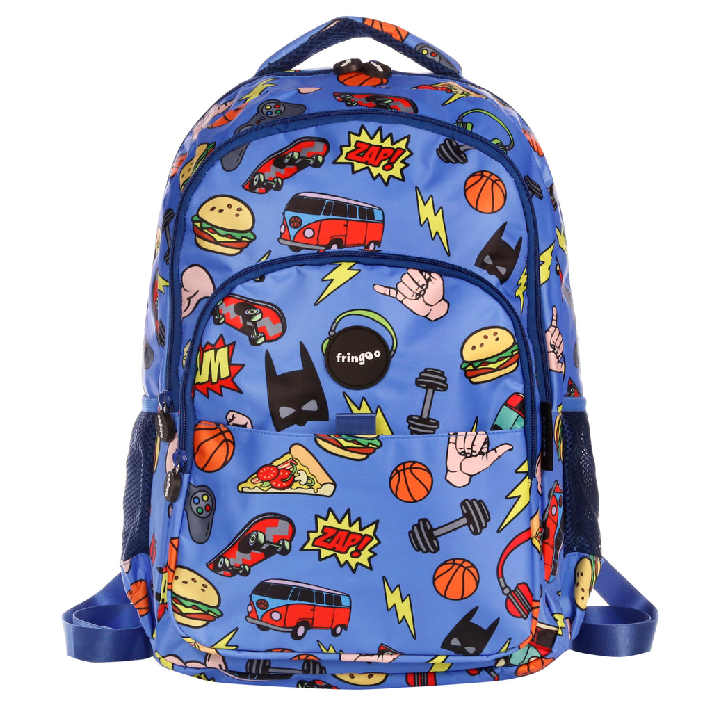 MULTI COMPARTMENT BACKPACK - DOODLES BOY | toylibrary.lk