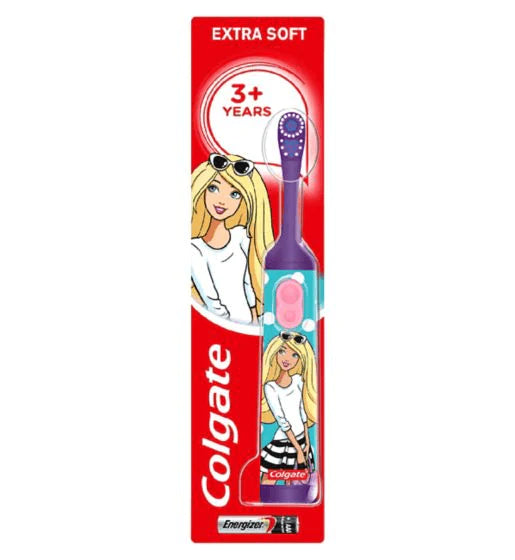 Colgate Kids Barbie Extra Soft Battery Toothbrush | toylibrary.lk