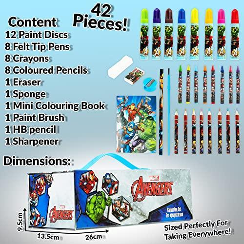 Marvel Art Set Avengers Colouring Sets for Children | toylibrary.lk