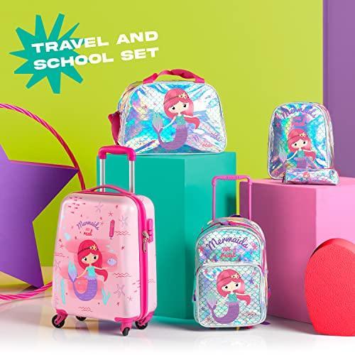 Mermaid Carry On Backpack Children | toylibrary.lk